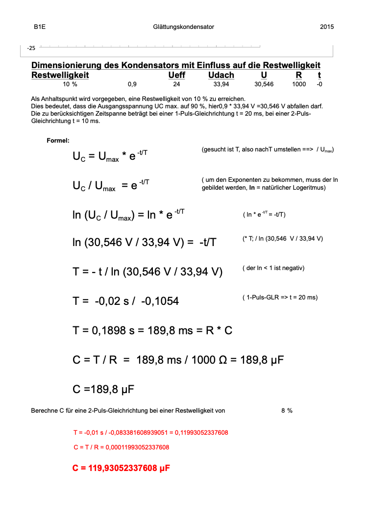 Gleichrichtung